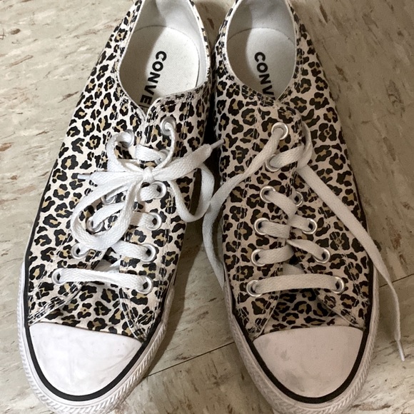 Converse | Shoes | Cheetah Print Converse | Poshmark